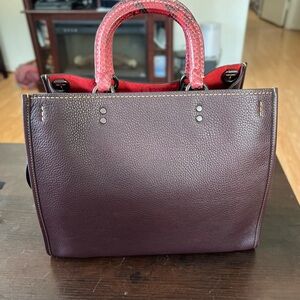 Coach | Bags | Coach Made To Order Rogue 36 W Python Handles | Poshmark